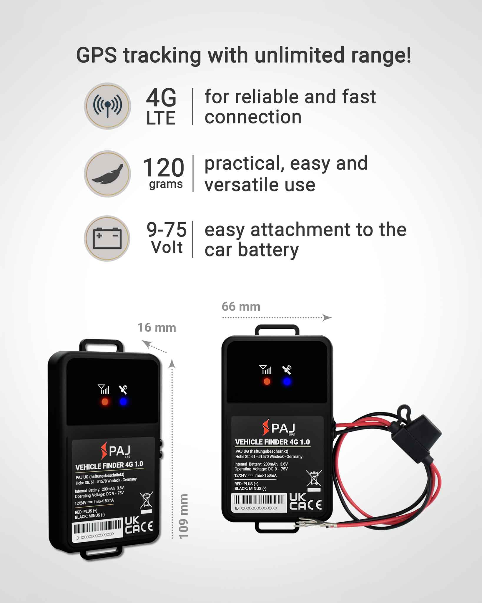 GPS Trackers for Car and Finder Portal from PAJ GPS